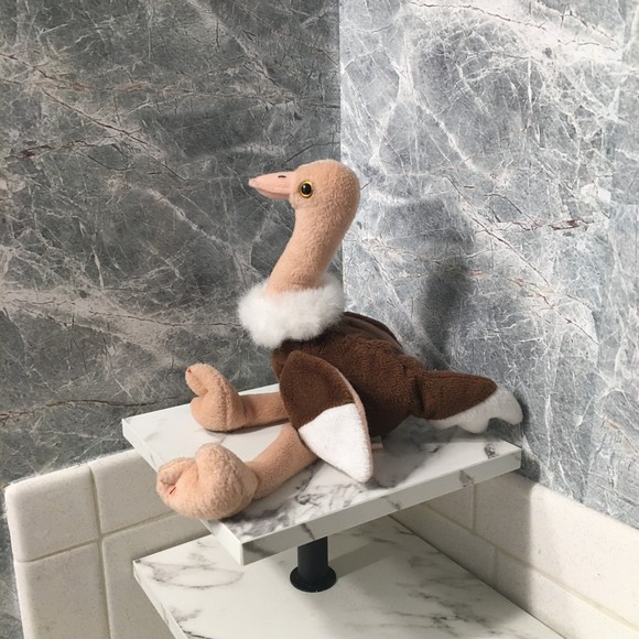 Beanie Babies | Toys | Ty Beanie Babies Stretch The Ostritch Original ...